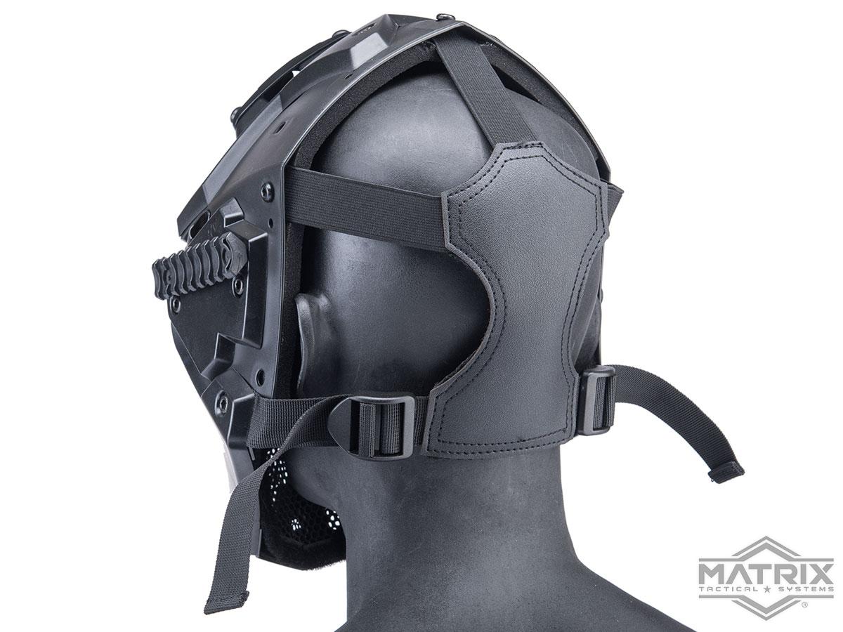 Matrix Tactical Helmet with Mesh Guard (Color: Black), Tactical Gear ...