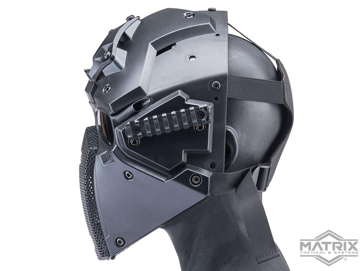 Matrix Tactical Helmet with Mesh Guard (Color: Black), Tactical Gear ...
