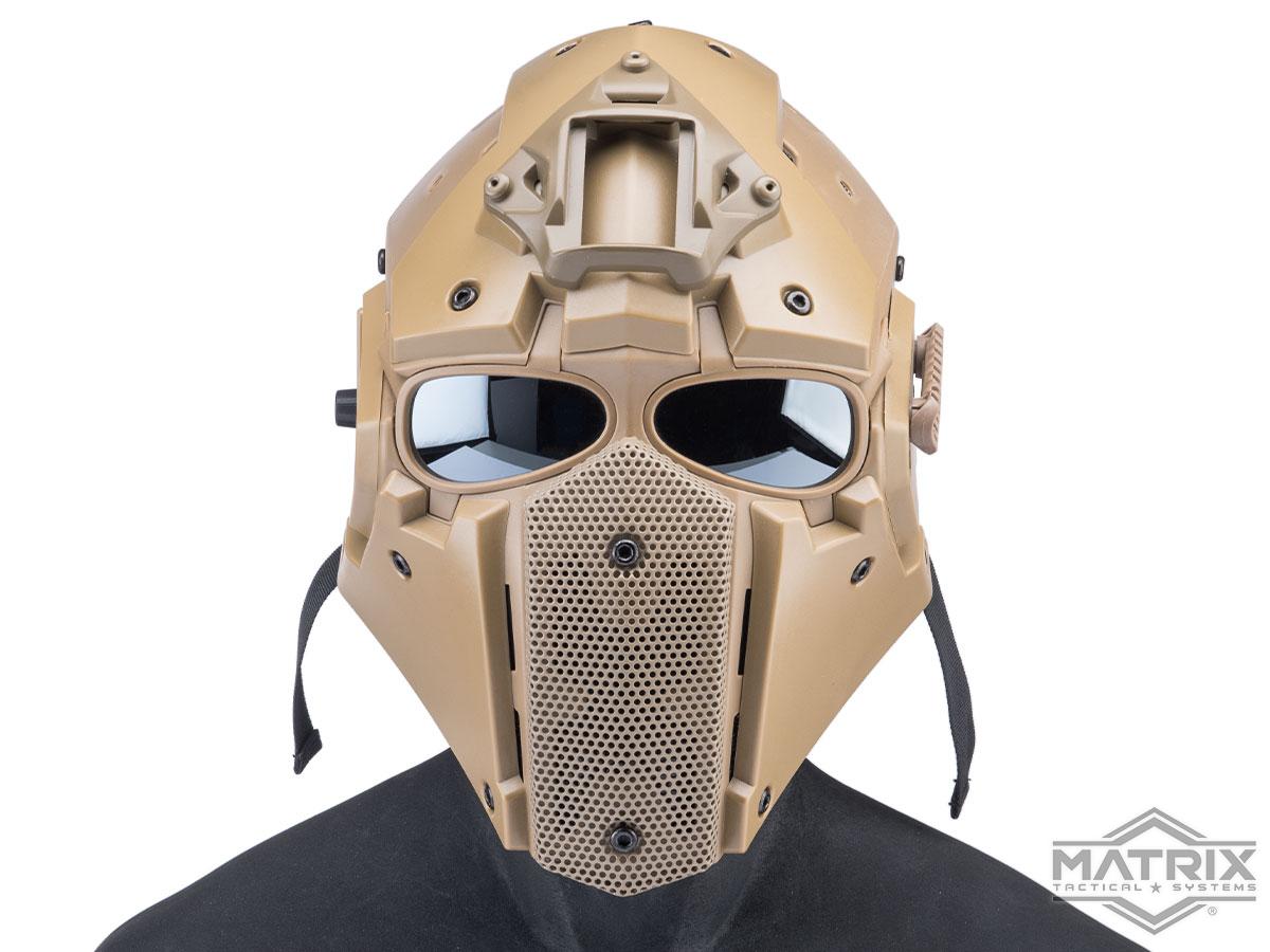 Matrix Tactical Helmet with Mesh Guard (Color: Tan), Tactical Gear ...