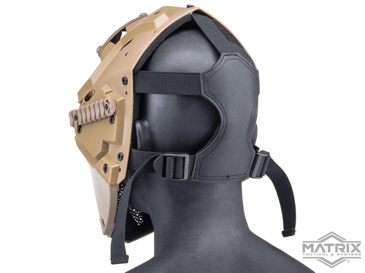 Matrix Tactical Helmet with Mesh Guard (Color: Tan), Tactical Gear ...