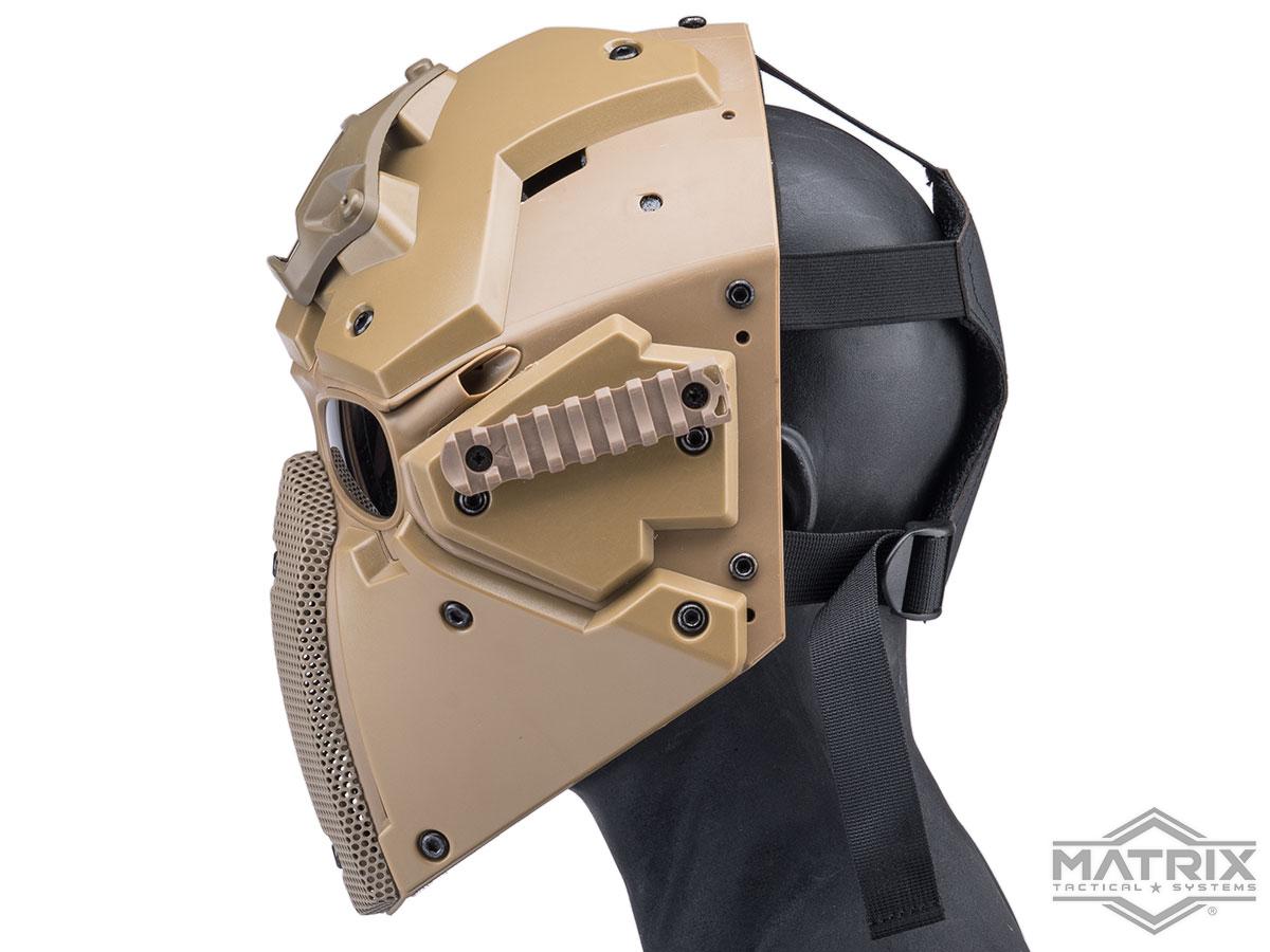 Matrix Tactical Helmet with Mesh Guard (Color: Tan), Tactical Gear ...