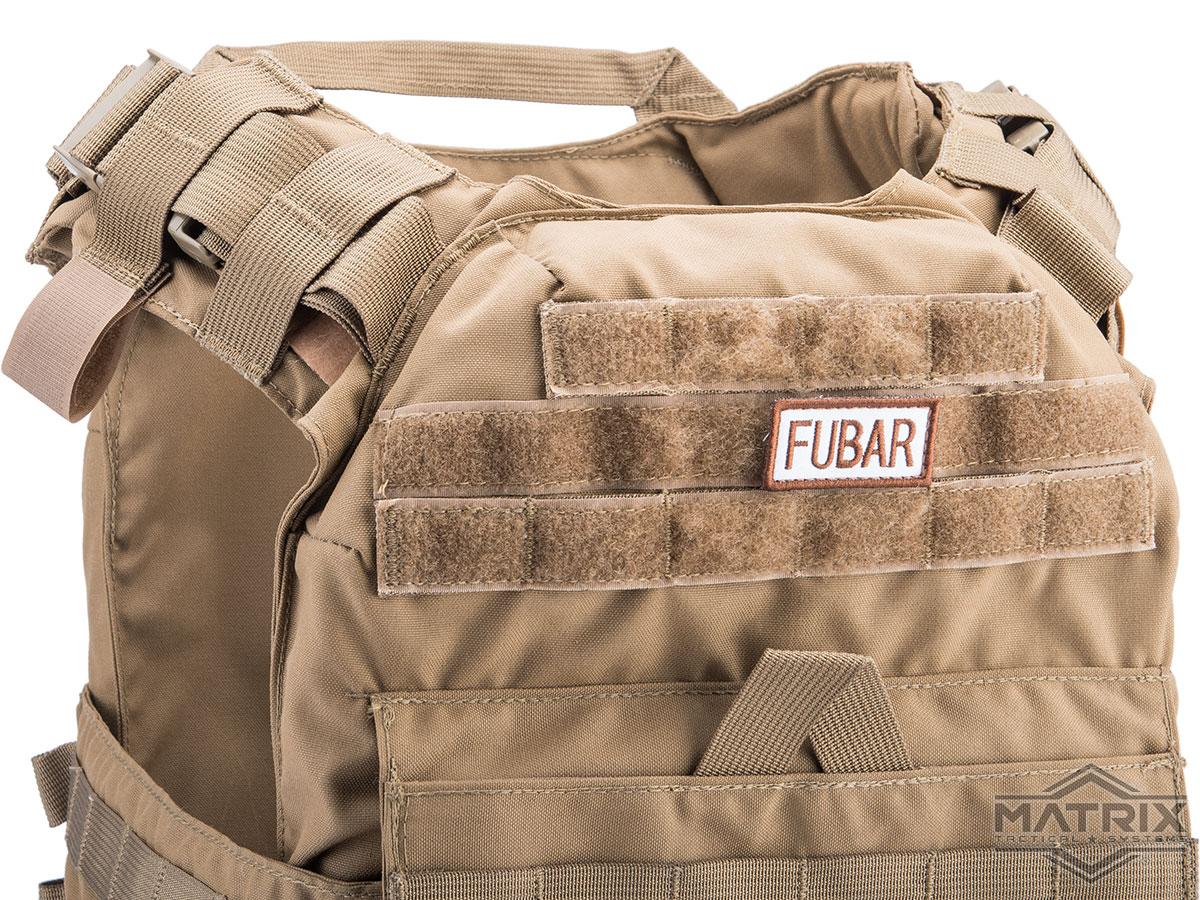 Matrix "FUBAR" Hook and Loop Patch (Color: Tan), Tactical Gear/Apparel ...