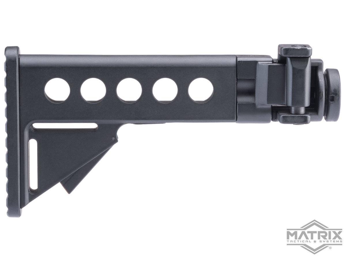 Matrix LR300 5-Position Folding Stock for LR300 & M4 Series AEG Rifles ...