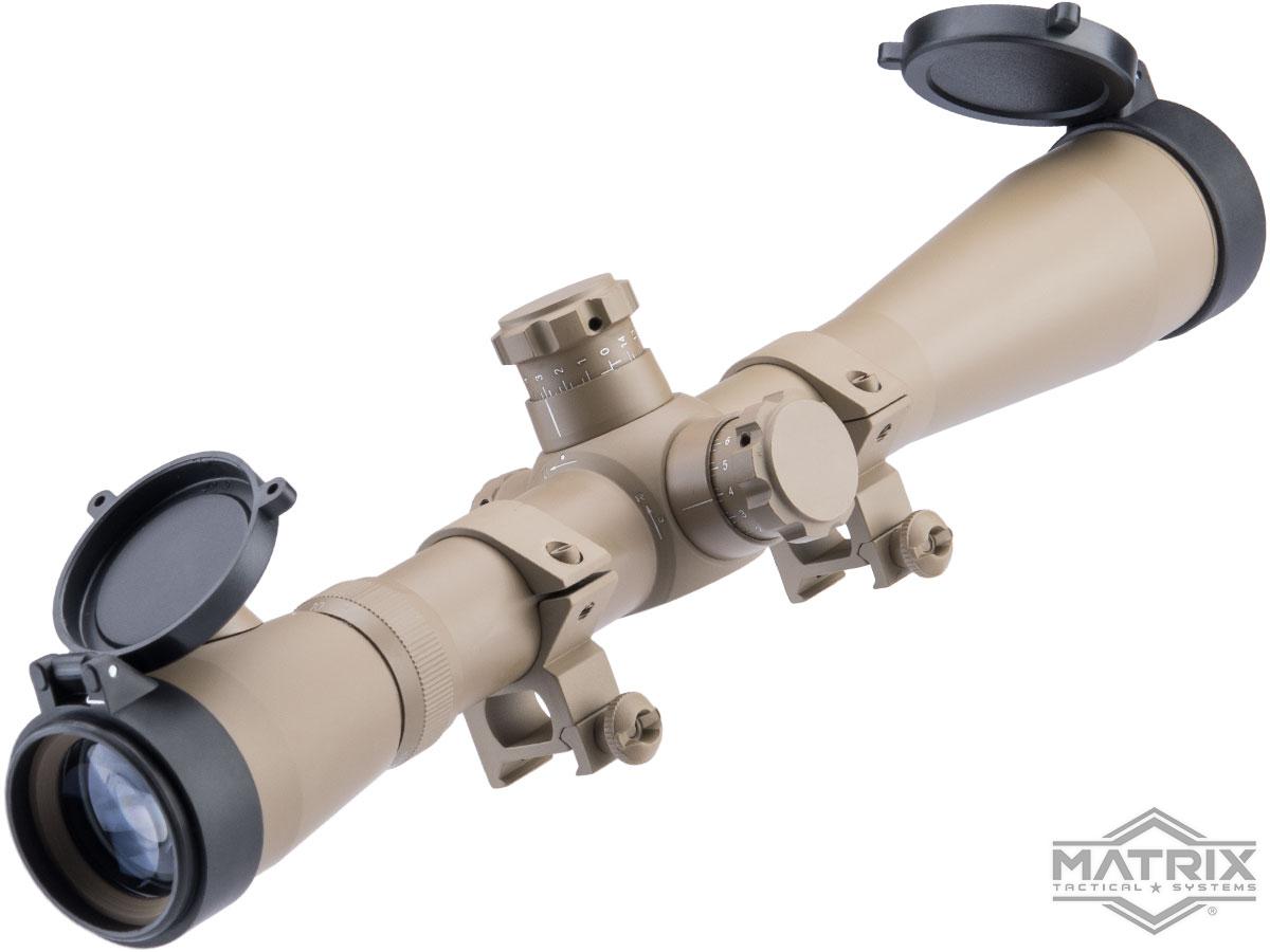 Matrix 3.5-10x40E-SF Illuminated Red/Green Reticle Sniper Scope (Color ...