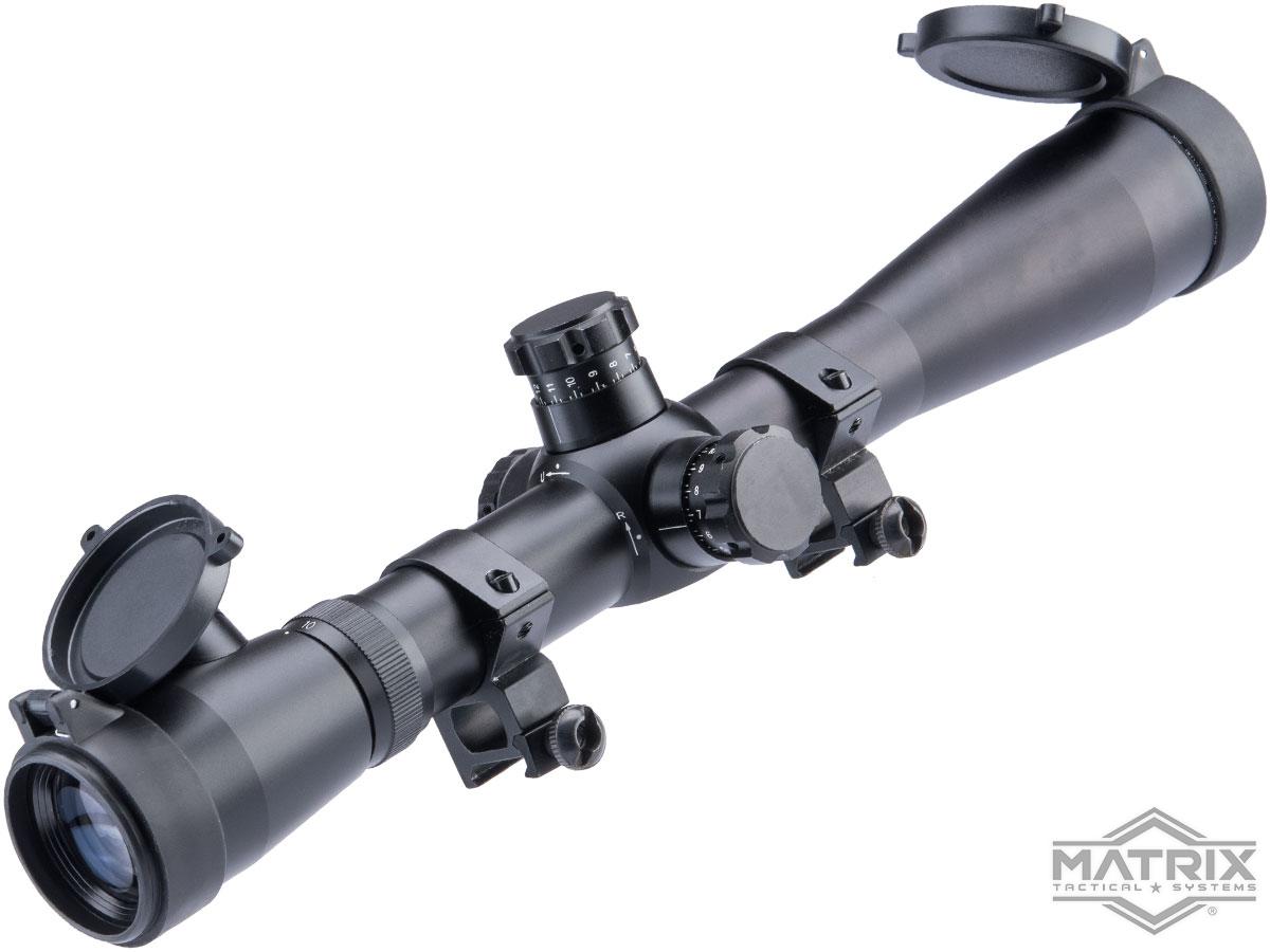 Matrix 3.5-10x40E-SF Illuminated Red/Green Reticle Sniper Scope (Color ...