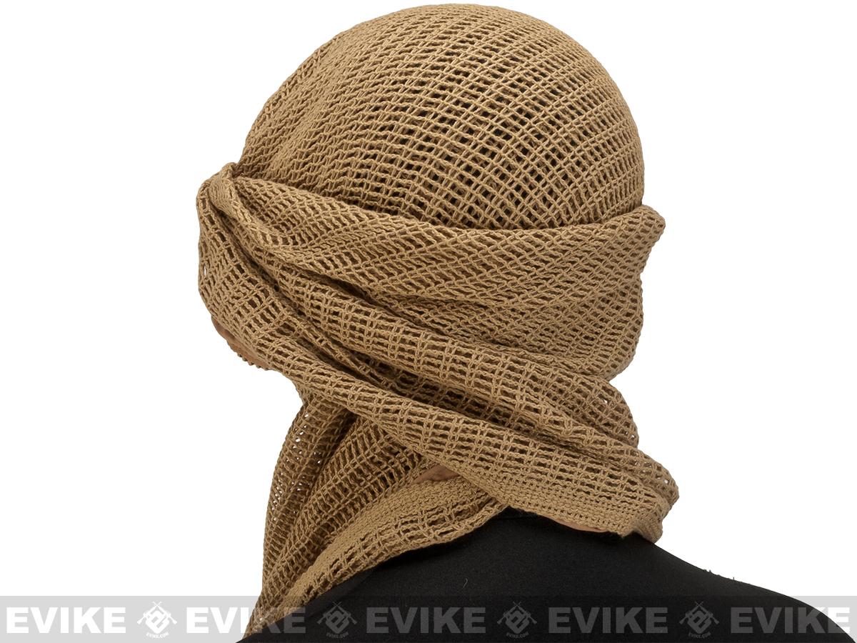 Matrix Cotton Sniper Veil Head Wrap (Color: Desert), Tactical Gear ...