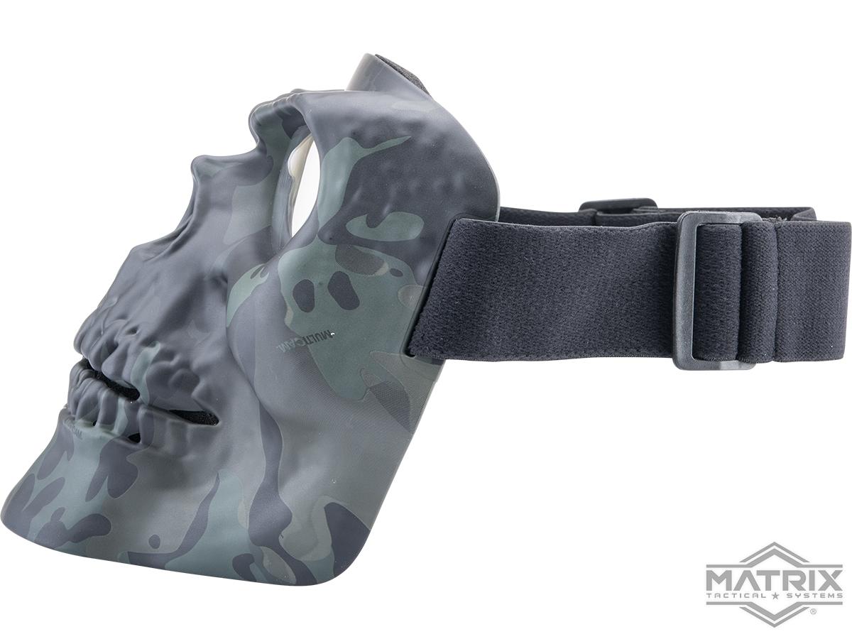 Matrix "Skull" Full Face Mask (Color: Multicam Black / Clear Lens ...
