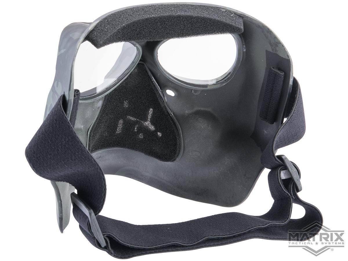 Matrix "Skull" Full Face Mask (Color: Multicam Black / Clear Lens ...
