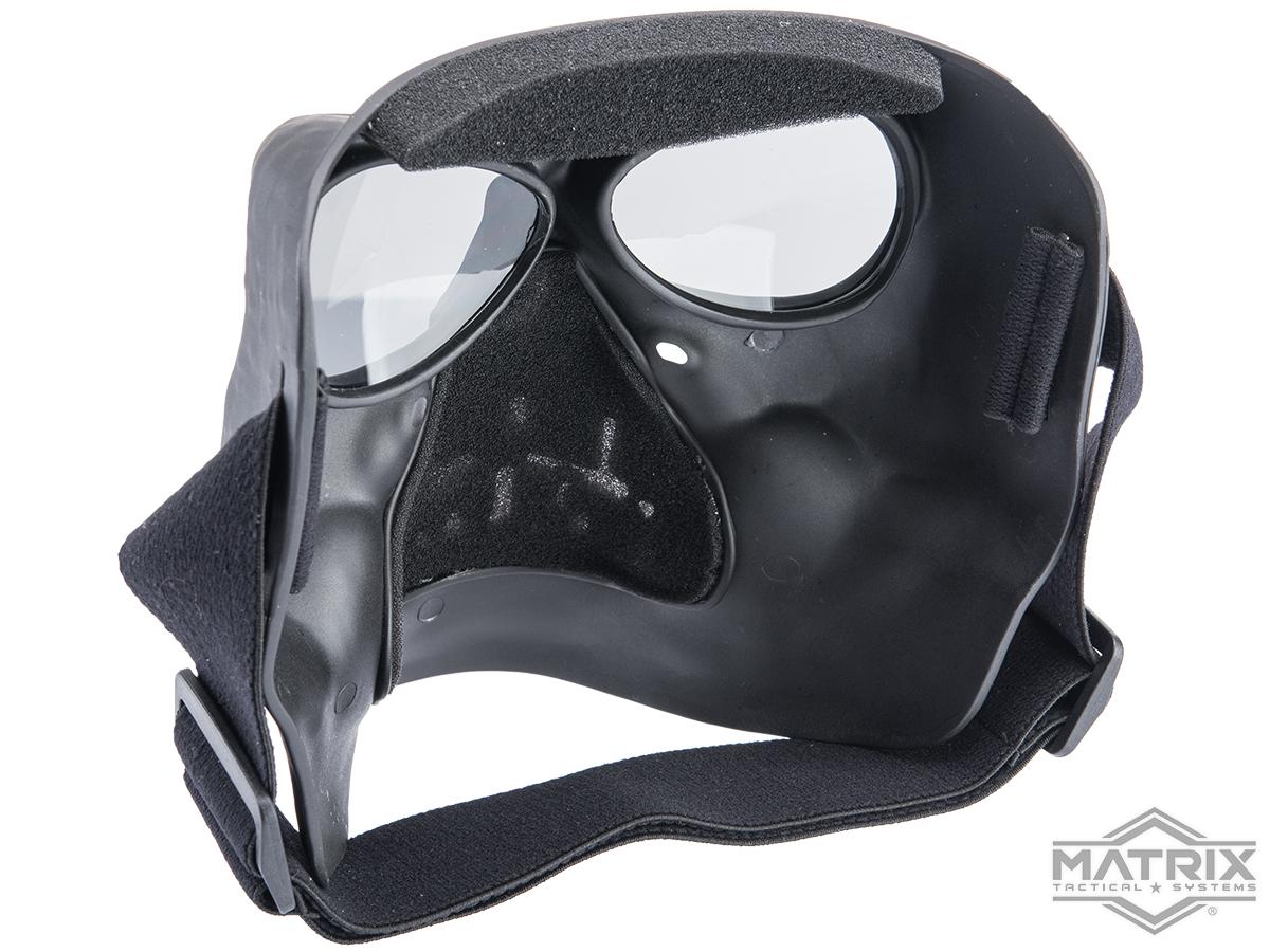 Matrix "Skull" Full Face Mask (Color: Black / Smoke Lens), Tactical ...
