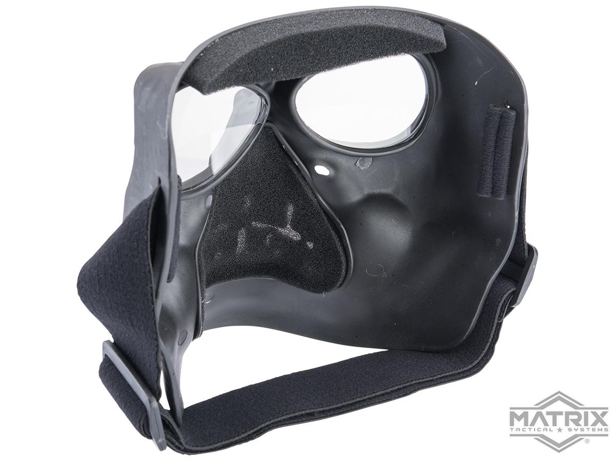 Matrix "Skull" Full Face Mask (Color: Black / Clear Lens), Tactical ...