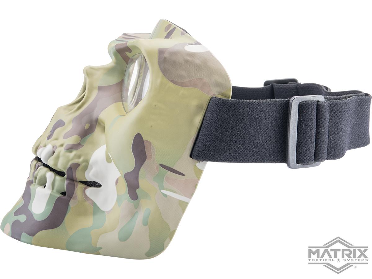 Matrix "Skull" Full Face Mask (Color: Multicam / Clear Lens), Tactical ...