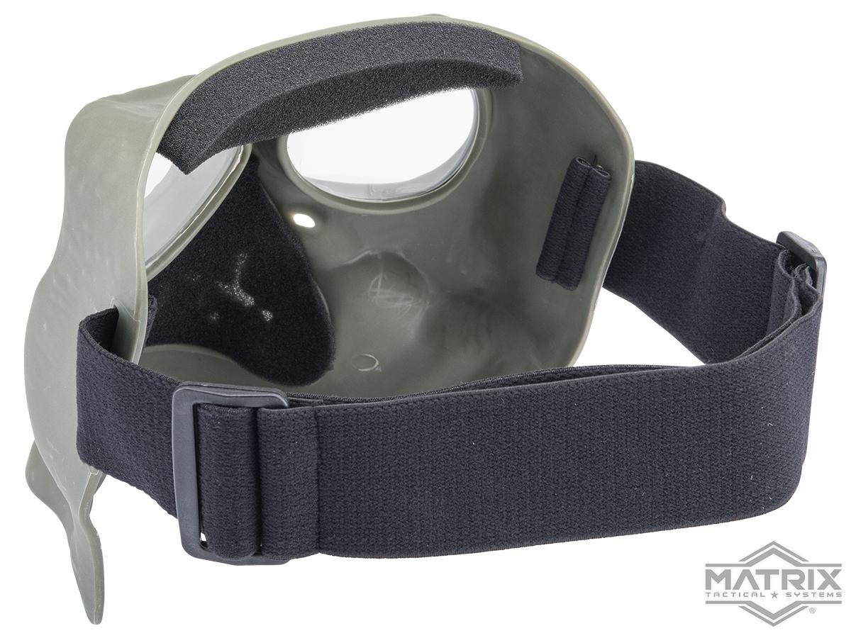 Matrix "Skull" Full Face Mask (Color: OD Green / Clear Lens), Tactical ...