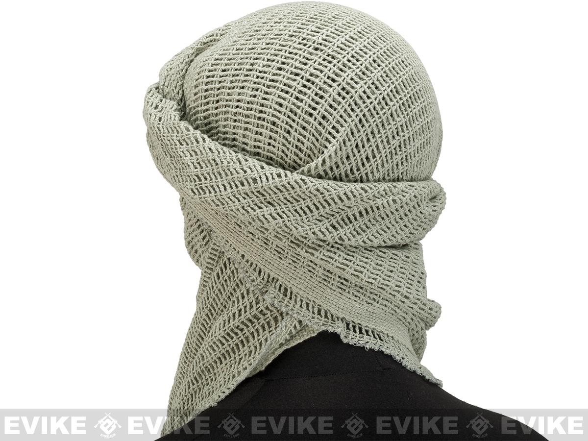Matrix Cotton Sniper Veil Head Wrap (Color: Foliage Green), Tactical ...