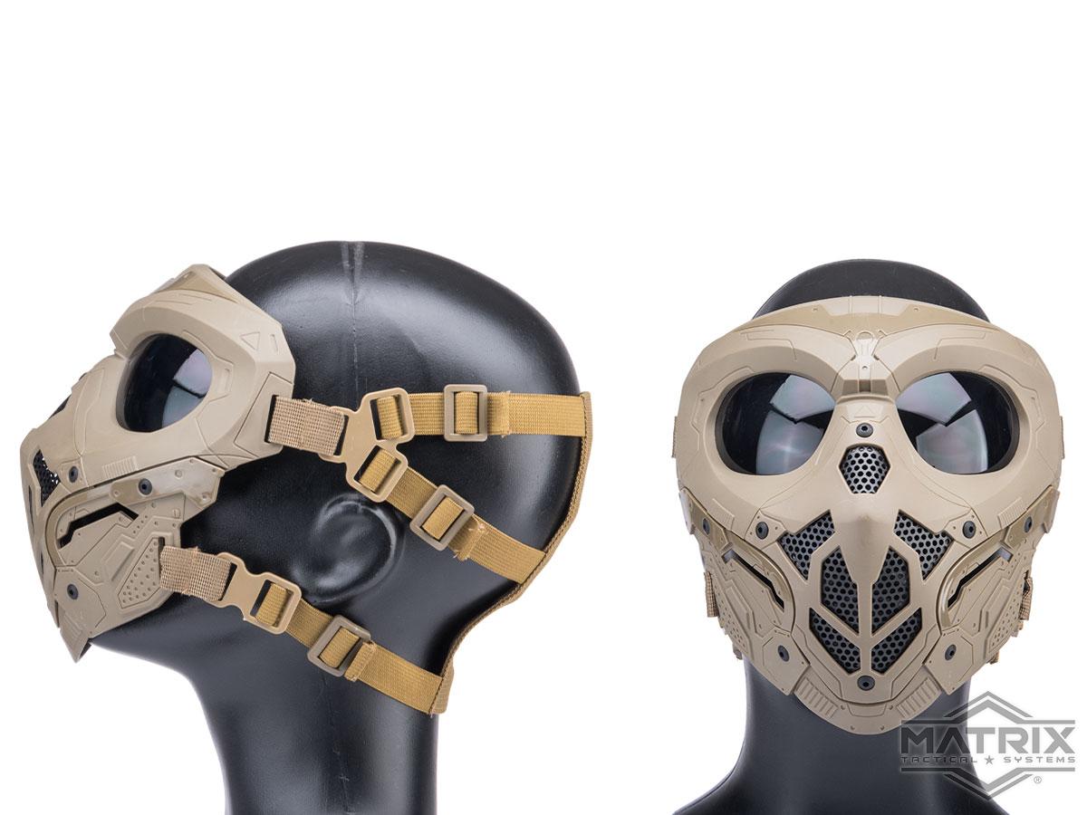 Matrix Lurker Full Face Prop Costume Mask (Color: Black), Tactical Gear ...