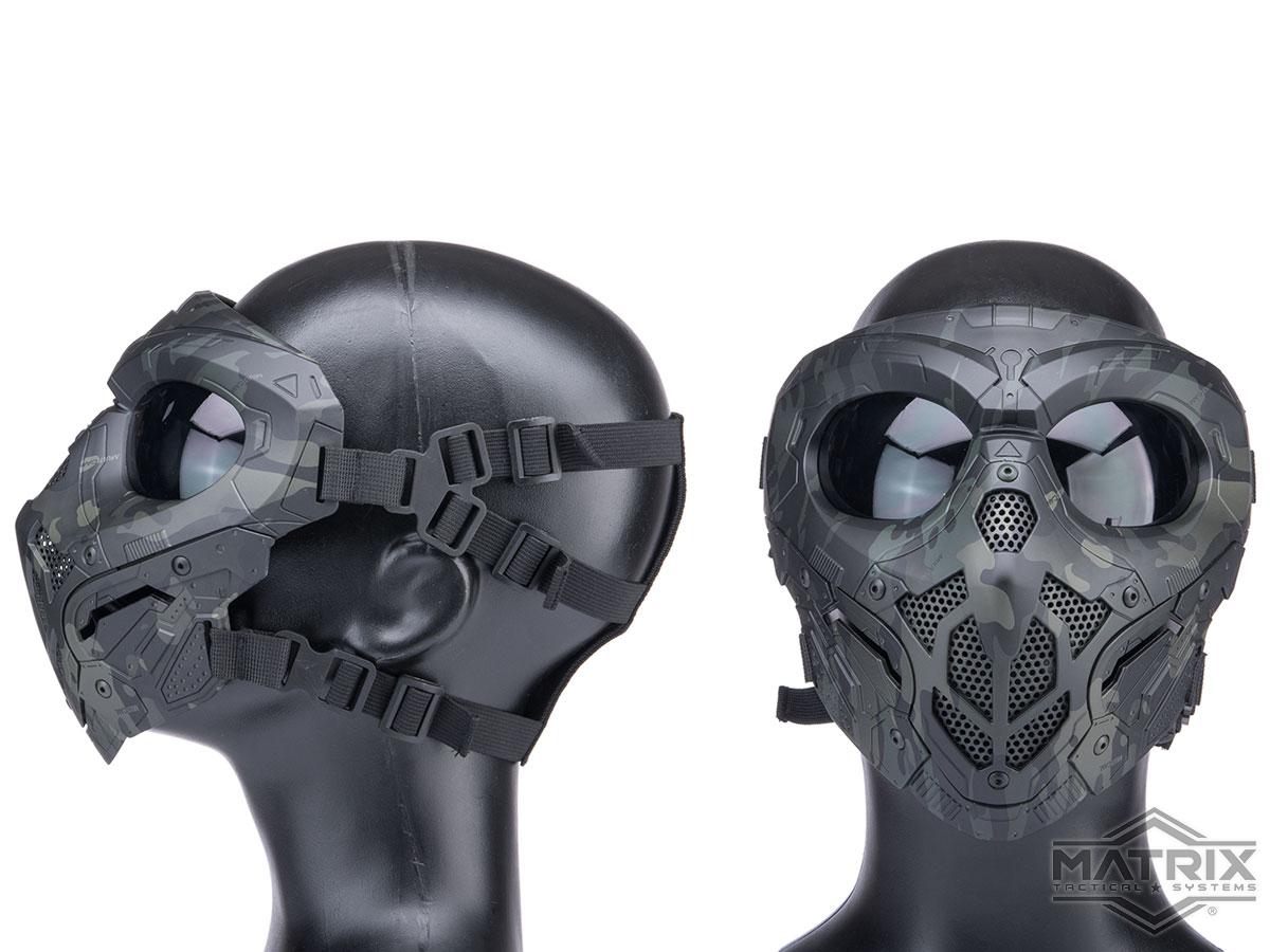 Matrix Lurker Full Face Prop Costume Mask (Color: Black), Tactical Gear ...