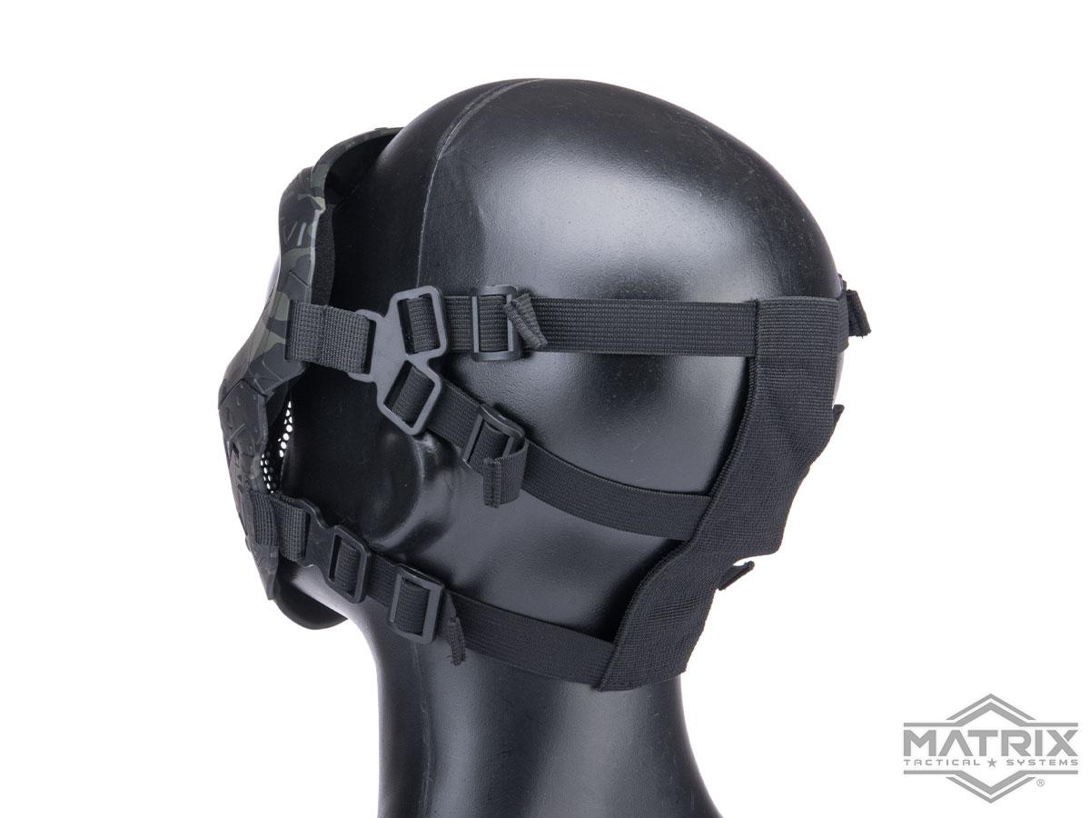 Matrix Lurker Full Face Mask (Color: Black Camo), Tactical Gear/Apparel ...