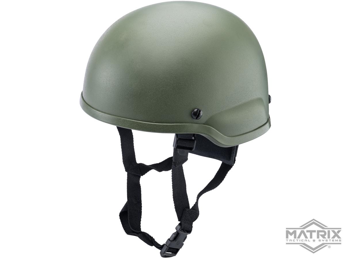 Matrix MICH 2002 Replica Airsoft Helmet (Color: OD Green), Tactical ...