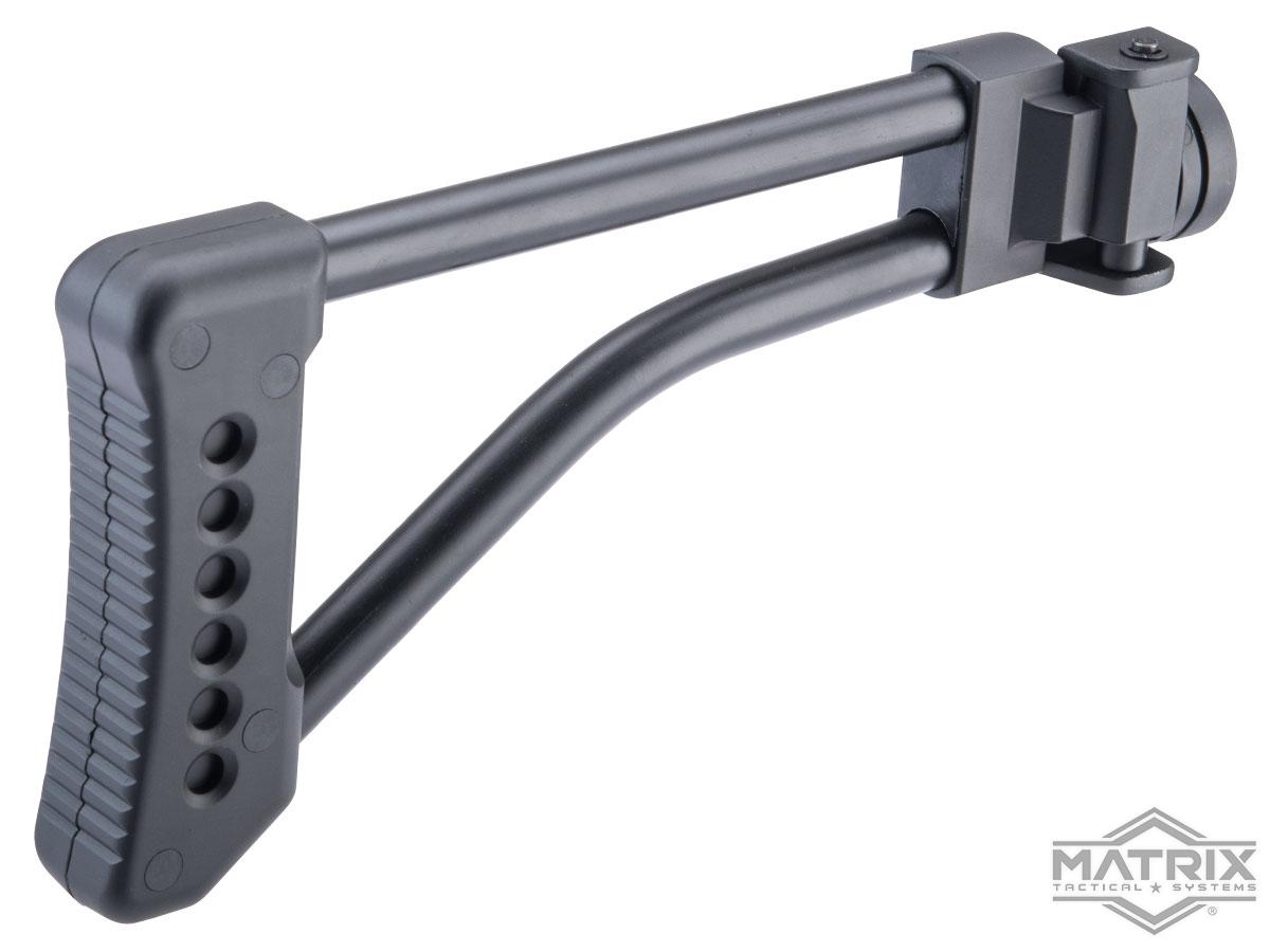 Matrix LR300 Style Skeleton Folding Stock for M4 / M16 Series Airsoft ...