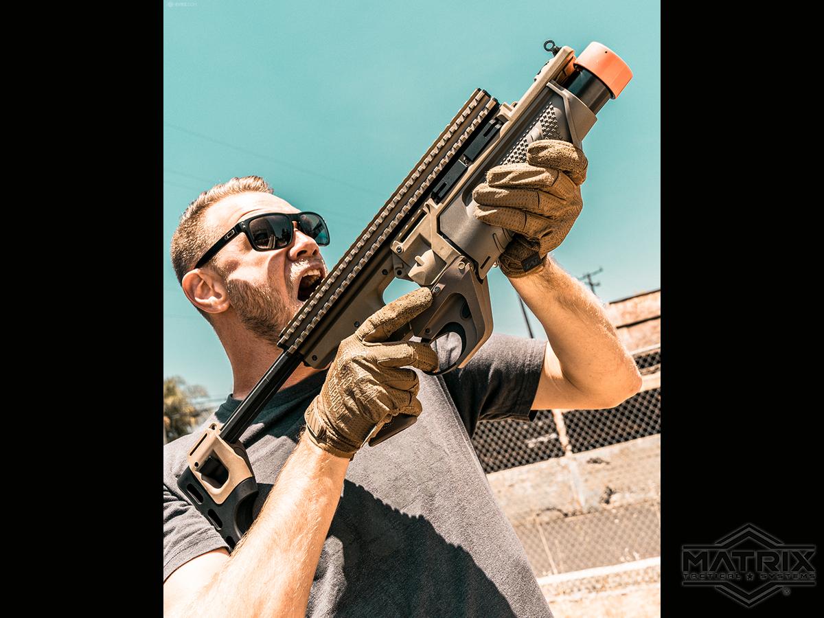 Matrix EGLM Airsoft Grenade Launcher with RIS Kit (Color: Tan), Airsoft ...