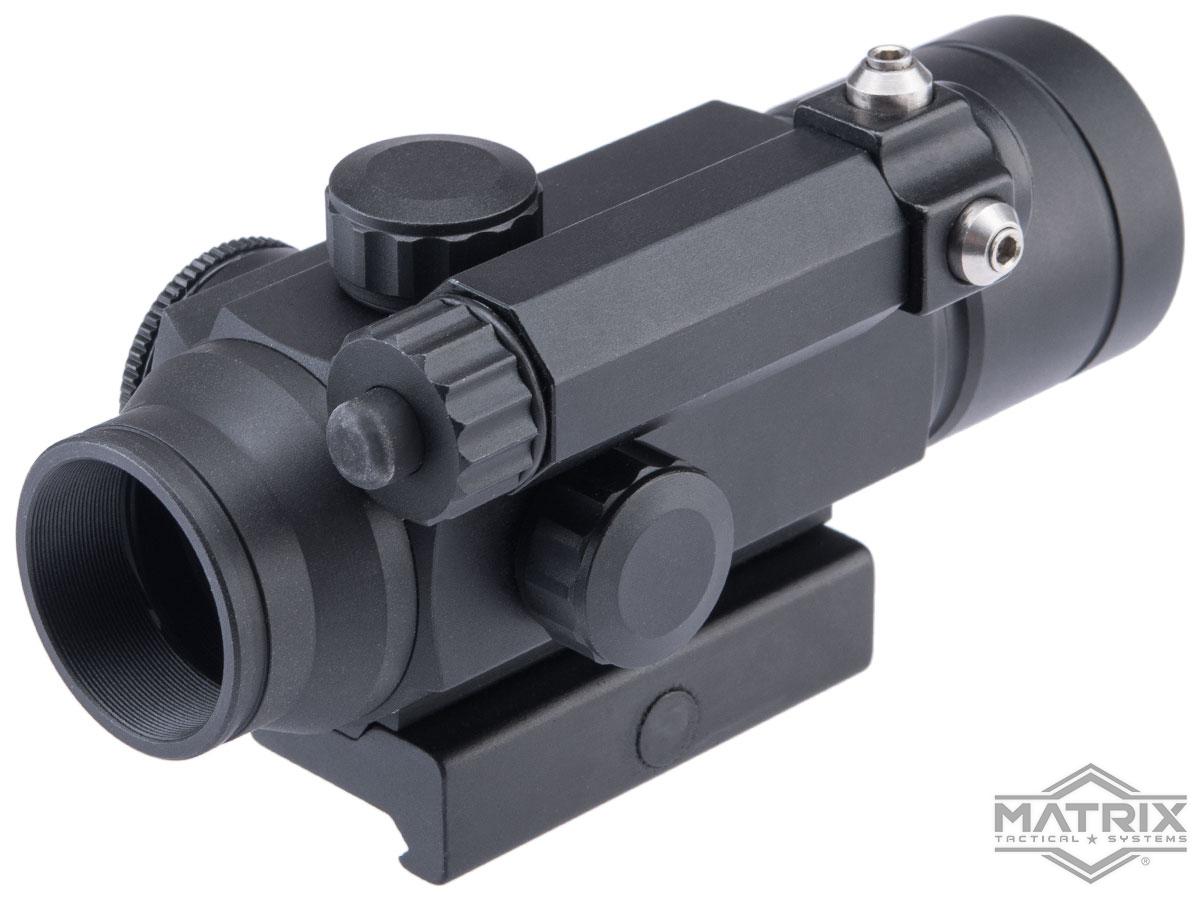 Matrix 1x29 QD Red Dot Sight w/ Integrated Red Laser (Color: Black ...