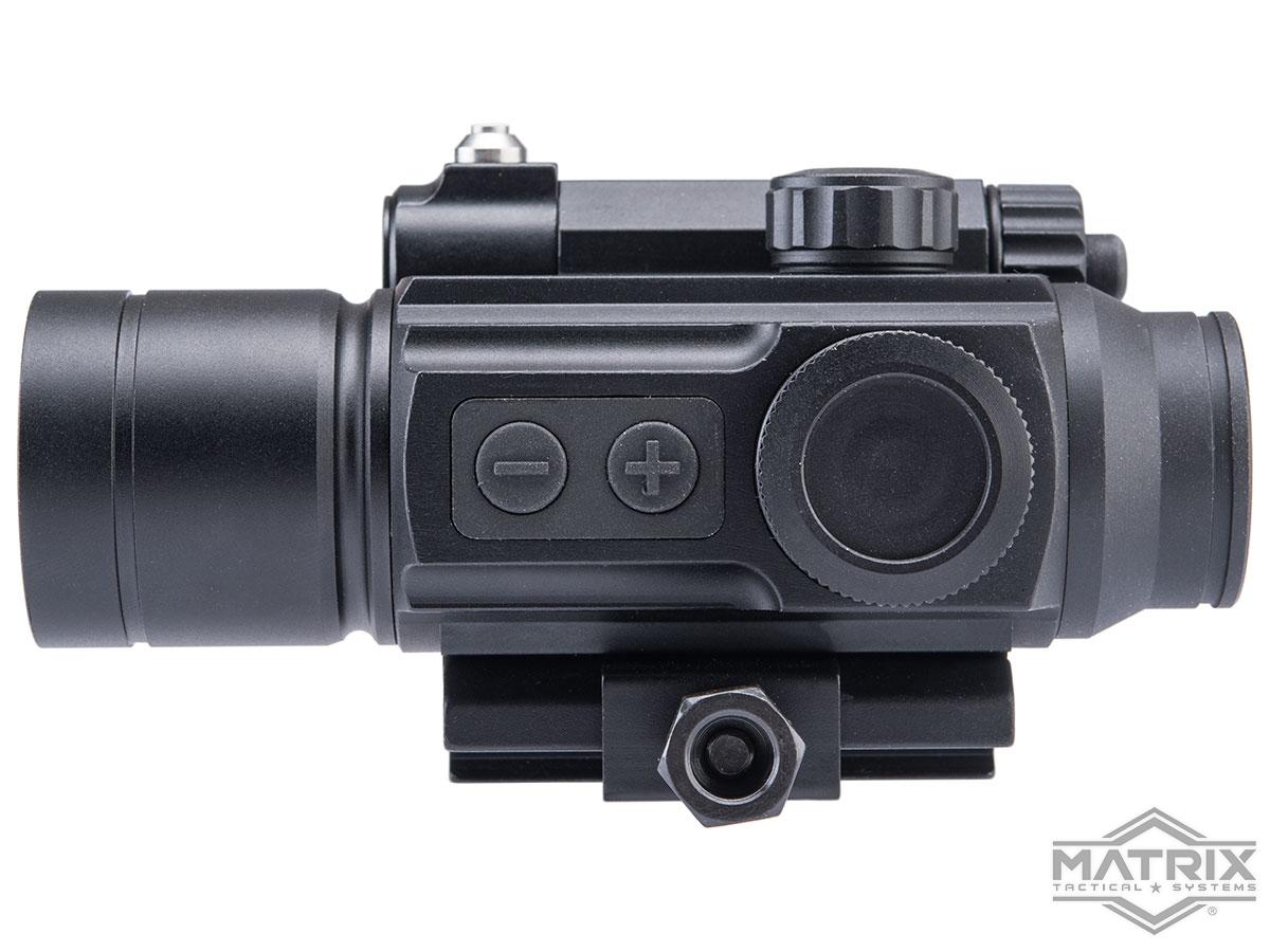Matrix 1x29 QD Red Dot Sight w/ Integrated Red Laser (Color: Black ...