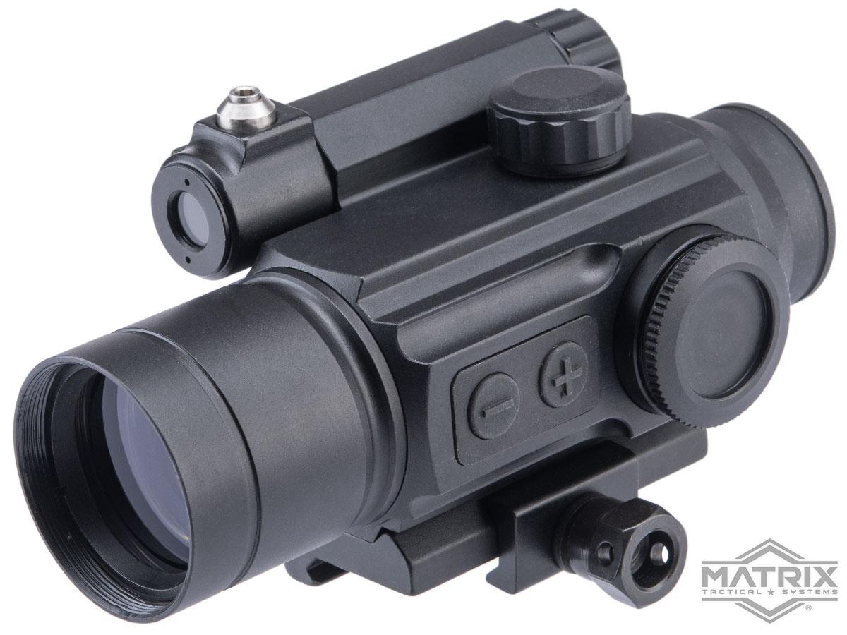 Matrix 1x29 QD Red Dot Sight w/ Integrated Red Laser (Color: Black ...