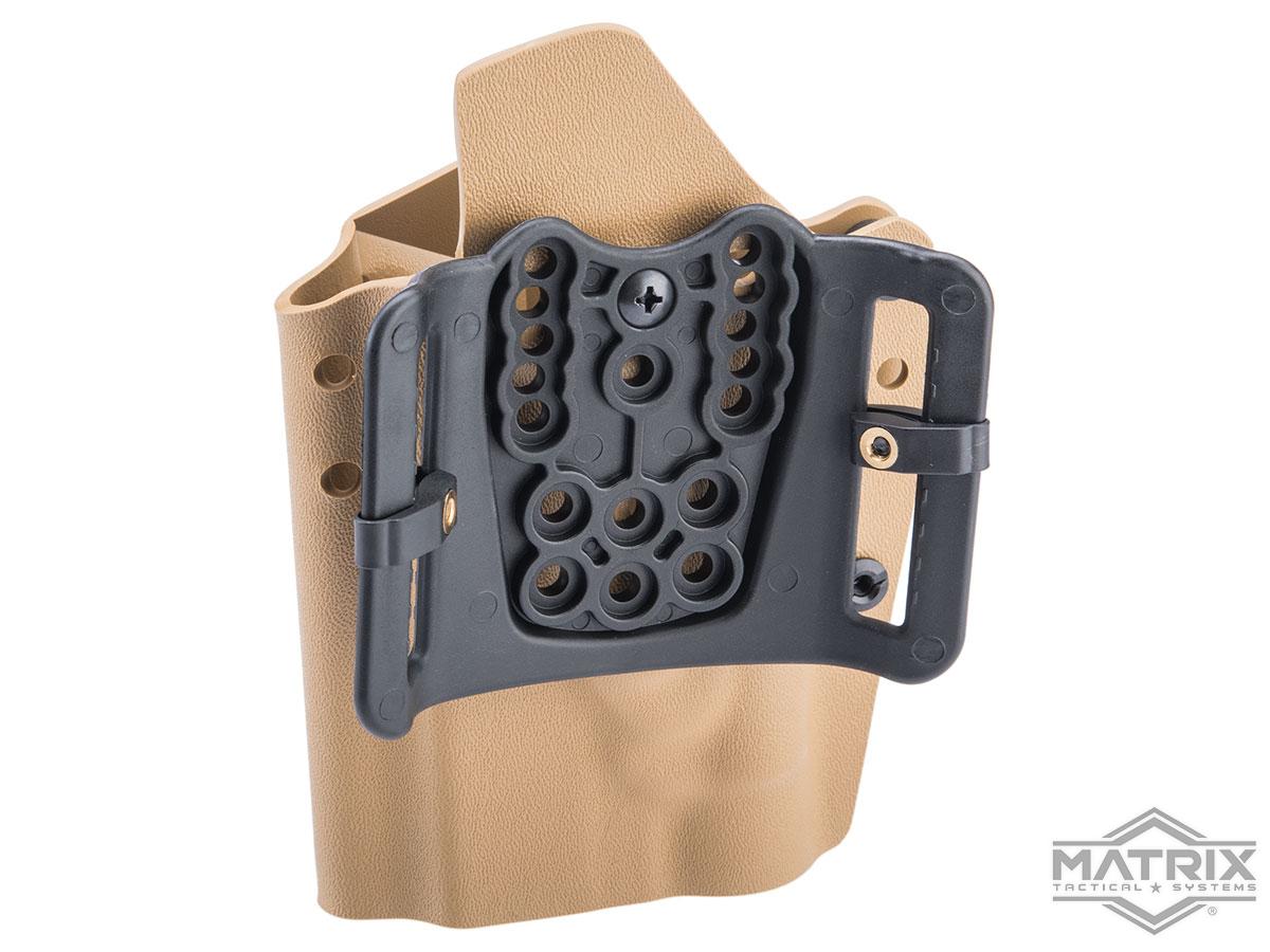 Matrix Lightweight Kydex Tactical Holster (Model: GLOCK 17 w/ TLR-1 ...