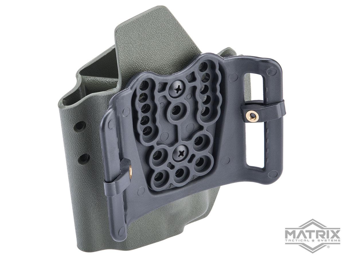 Matrix Lightweight Kydex Tactical Holster (Model: GLOCK 17 w/ XC1 / OD ...