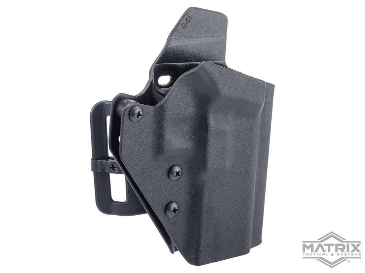 Matrix Lightweight Kydex Tactical Holster (Model: GLOCK 17 / Black ...