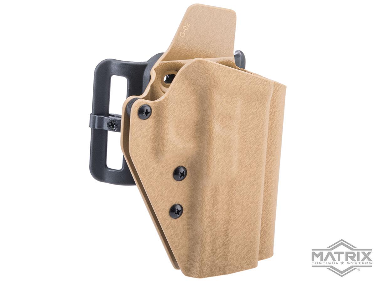 Matrix Lightweight Kydex Tactical Holster (Model: GLOCK 43 / Tan ...