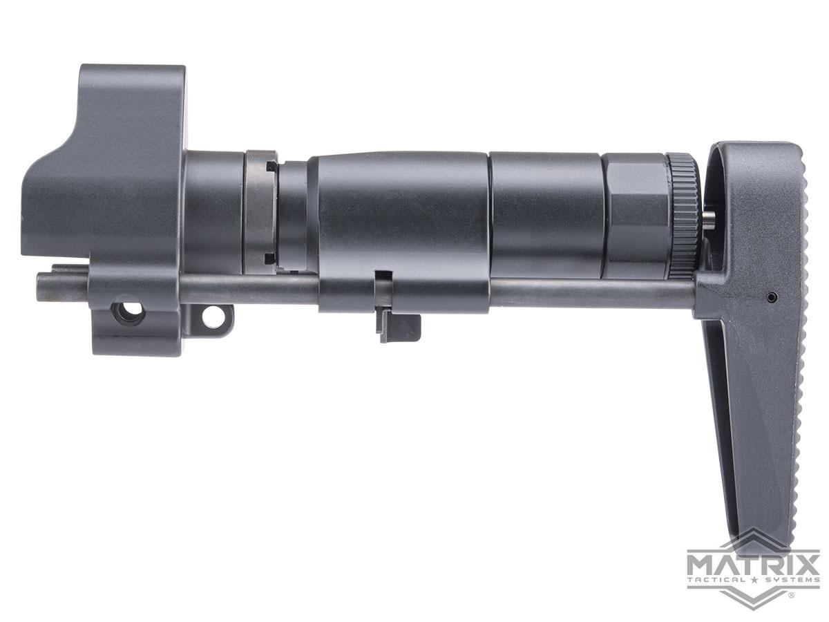Matrix Adjustable PDW Style Stock for MP5K Airsoft AEG Submachine Guns ...