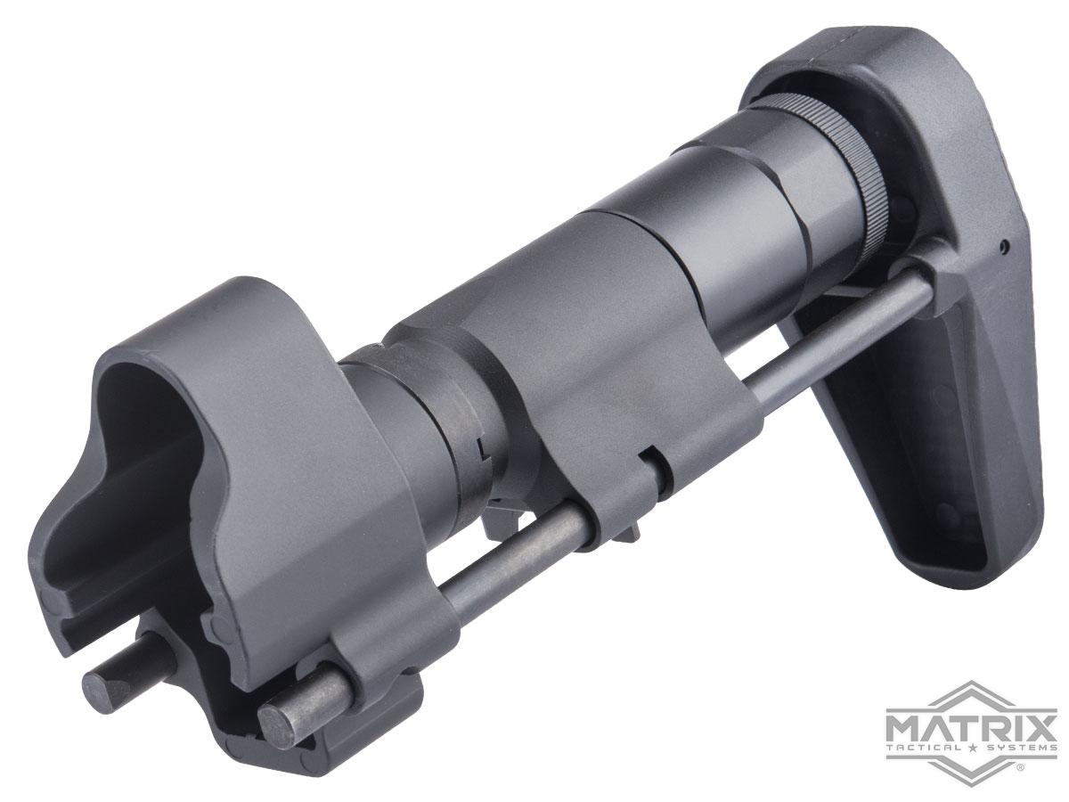 Matrix Adjustable PDW Style Stock for MP5K Airsoft AEG Submachine Guns ...
