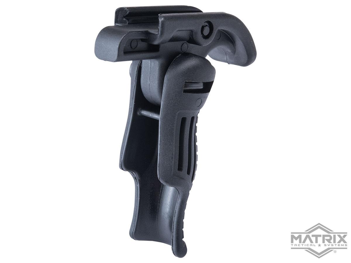 Matrix Contoured Folding Vertical Grip (Color: Black), Accessories ...