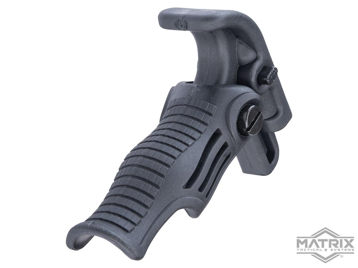 Matrix Contoured Folding Vertical Grip (Color: Black), Accessories ...