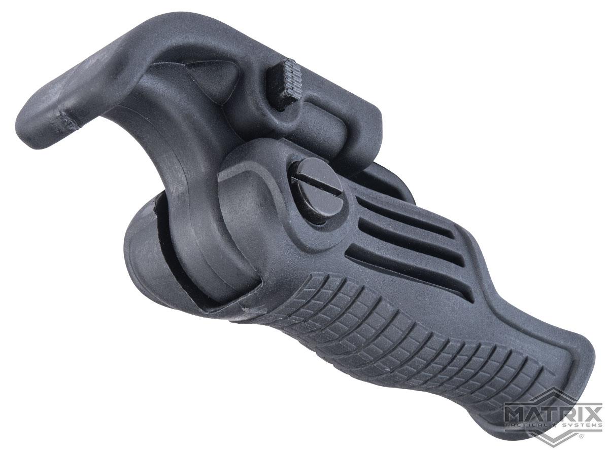 Matrix Contoured Folding Vertical Grip (Color: Black), Accessories ...