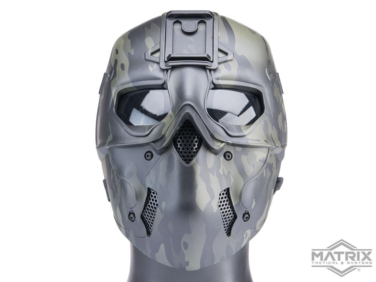Matrix Full Face Mask w/ Integrated NV Mount (Color: Multicam Black ...