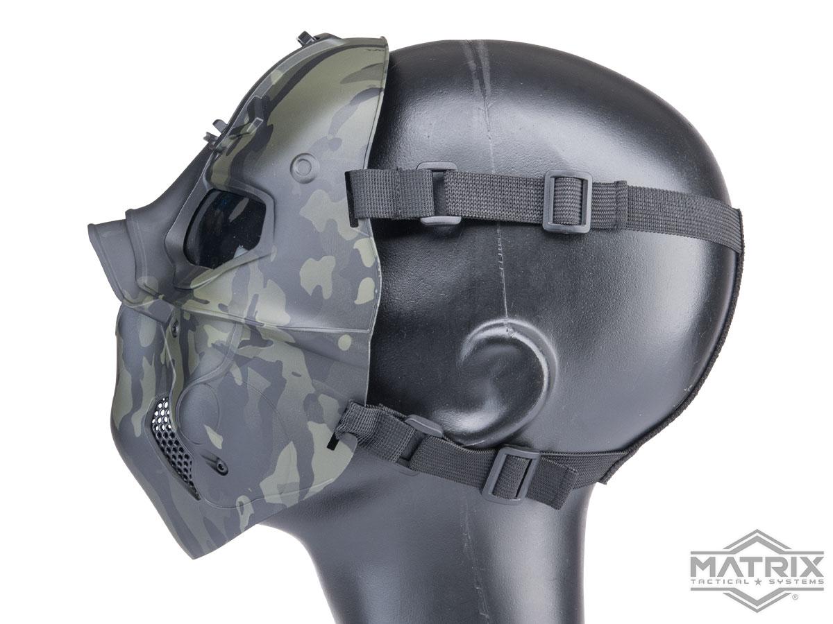 Matrix Full Face Mask w/ Integrated NV Mount (Color: Multicam Black ...