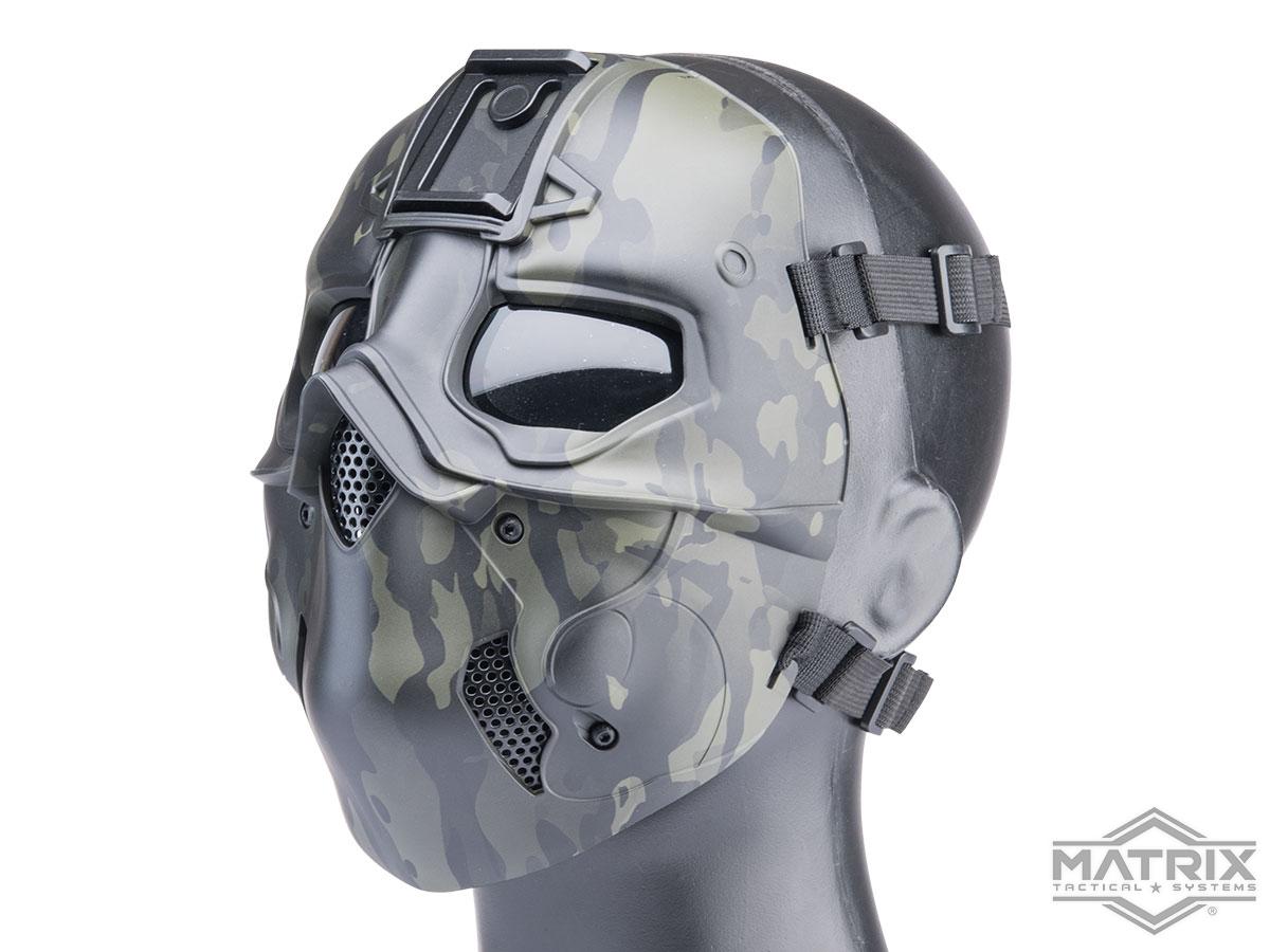 Matrix Full Face Mask w/ Integrated NV Mount (Color: Multicam Black ...