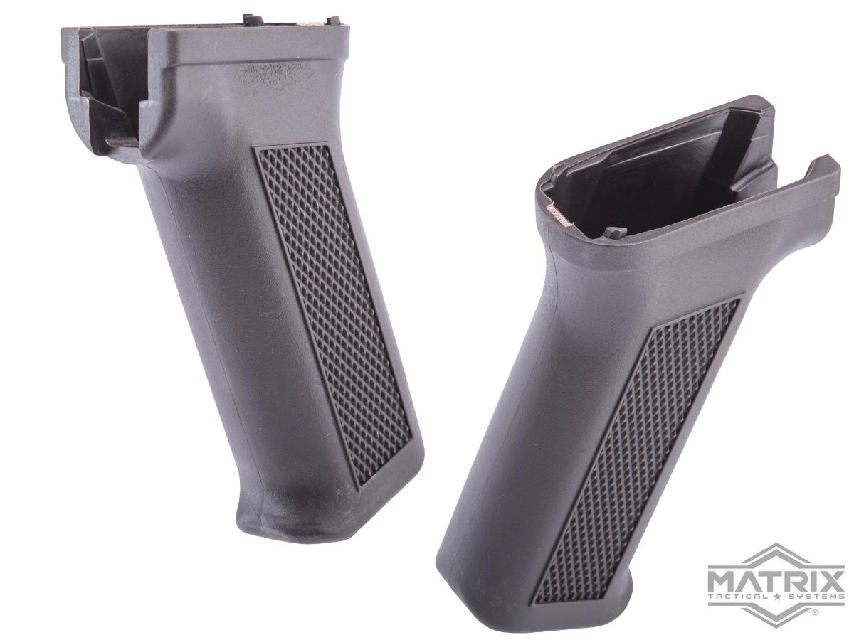 Matrix Krinkov Style Ribbed Handguard Set for AK74U Series Airsoft AEG ...