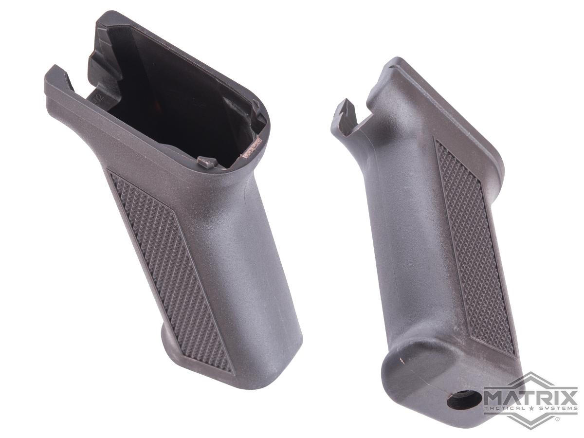 Matrix Krinkov Style Ribbed Handguard Set for AK74U Series Airsoft AEG ...