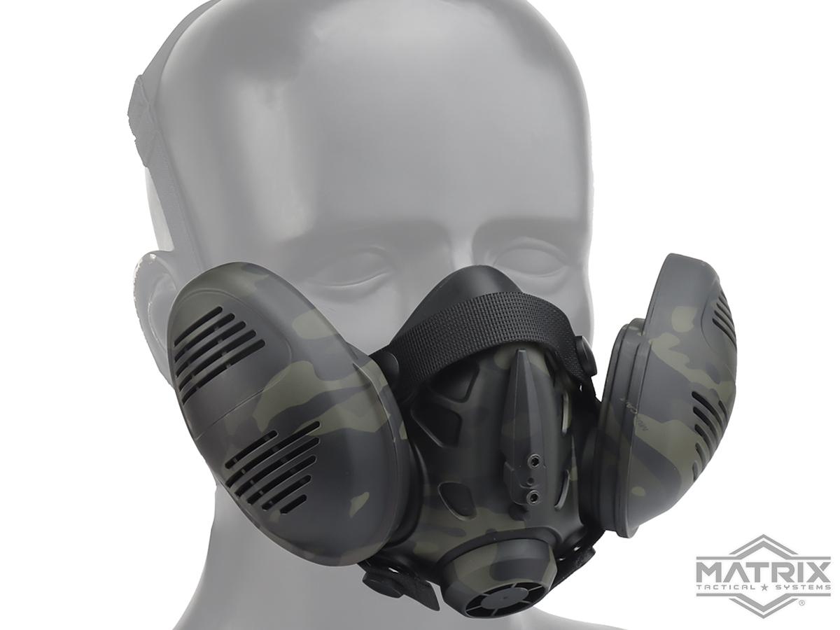 Matrix Non-Functioning Tactical Respirator Mask (Color: Multicam Black ...