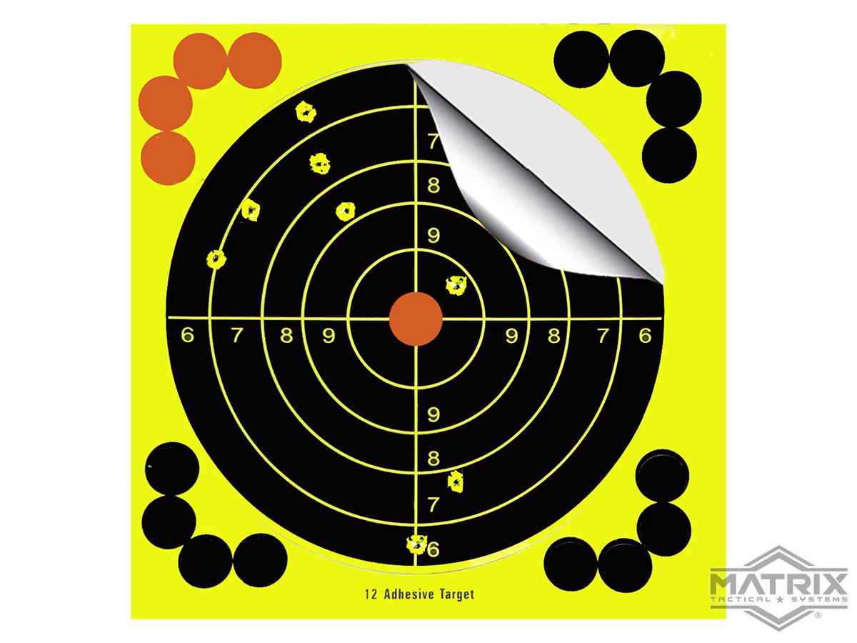 Matrix Adhesive Reactive Paper Splatter Targets (Color: Yellow / 10 ...