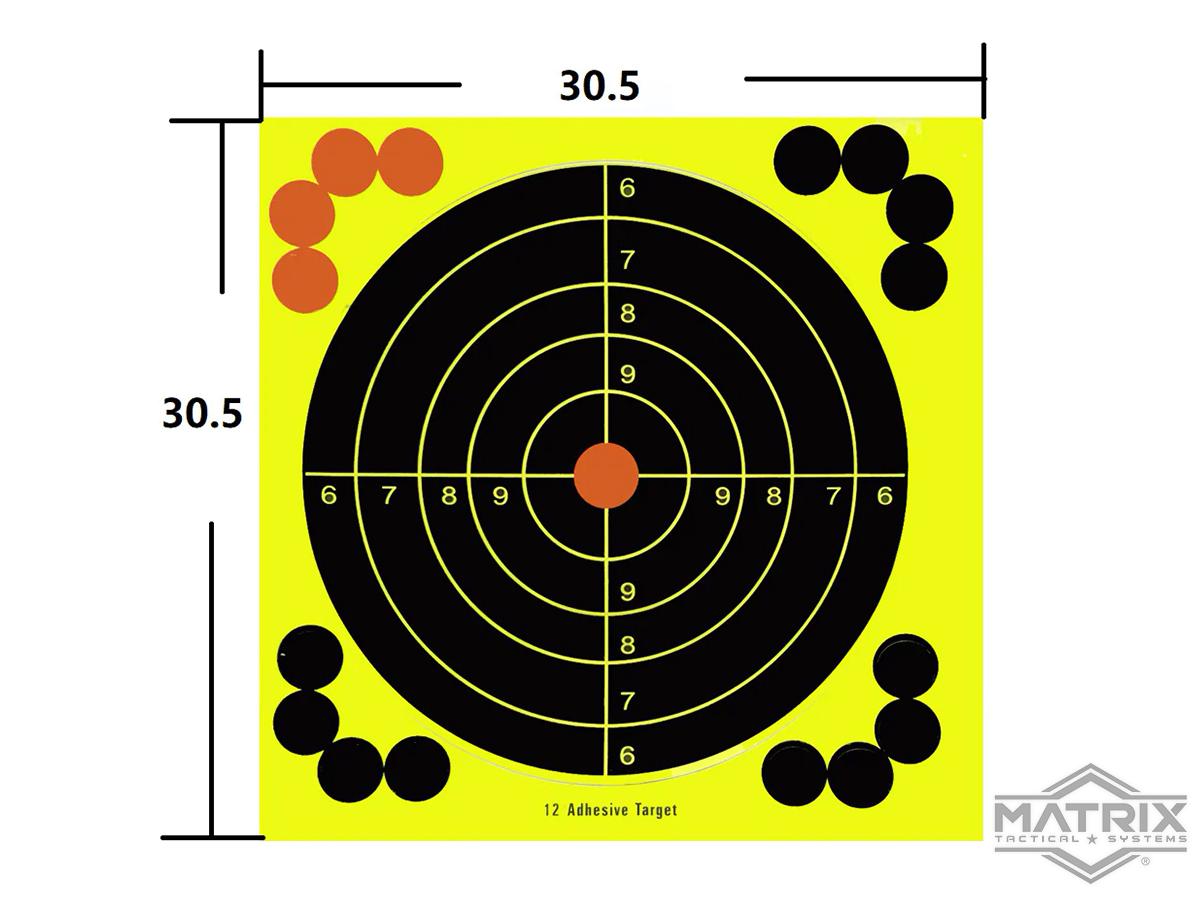 Matrix Adhesive Reactive Paper Splatter Targets (Color: Yellow / 10 ...