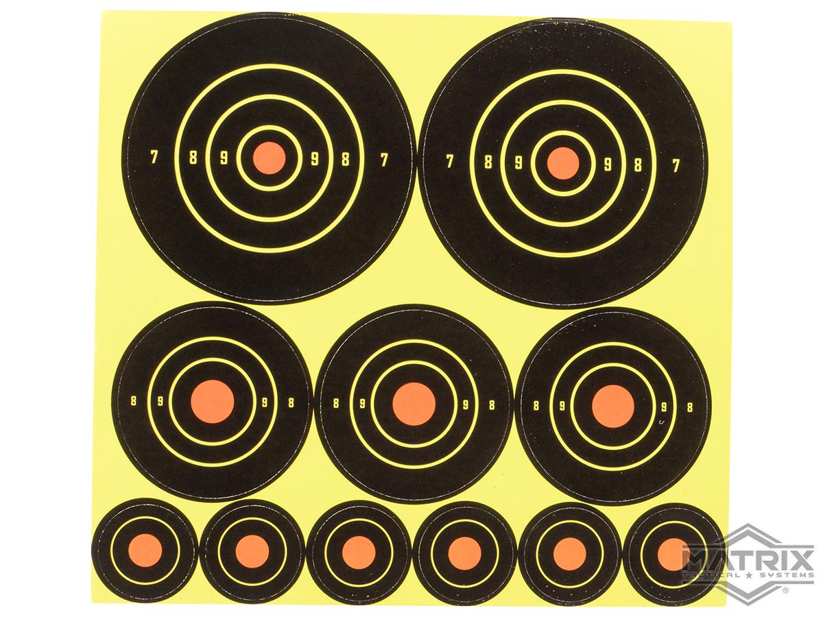 Matrix Adhesive Reactive Paper Splatter Targets (Color: 11x Target / 20 ...
