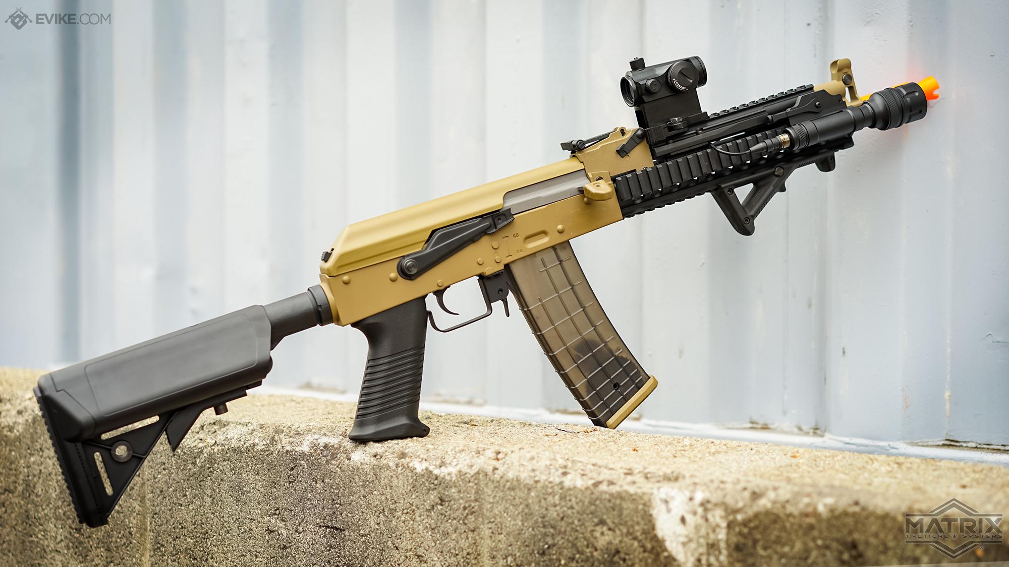 Matrix Special Edition AK Tactical Airsoft AEG (Color: Black / 400 FPS ...