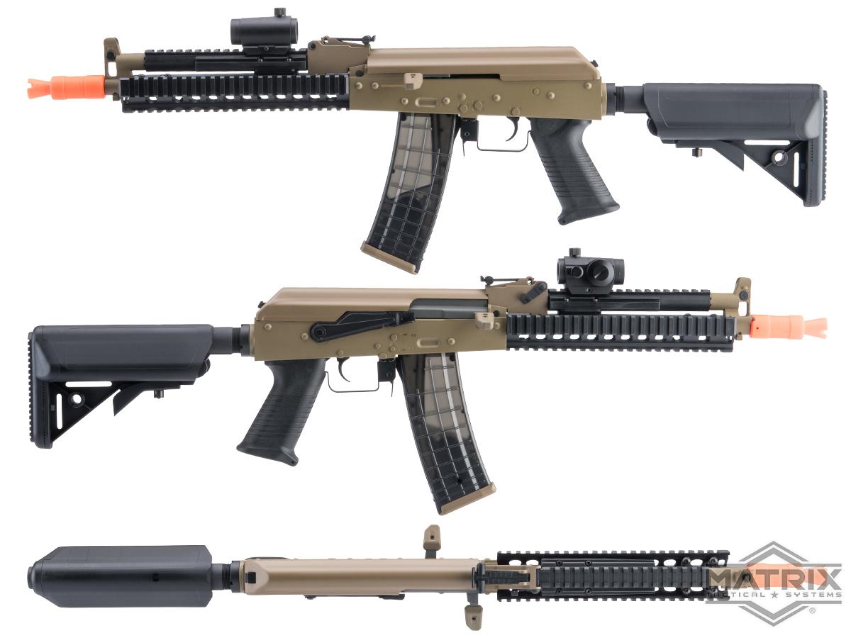 Matrix Special Edition AK Tactical Airsoft AEG (Color: Tan / 400 FPS ...