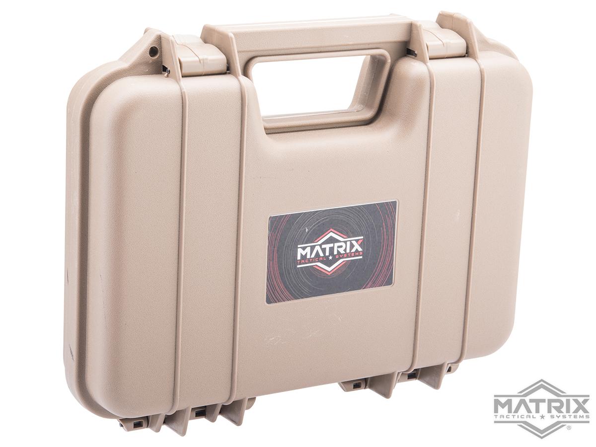 Matrix 12" Universal Hard Pistol Case w/ Foam (Color: Tan), Tactical ...
