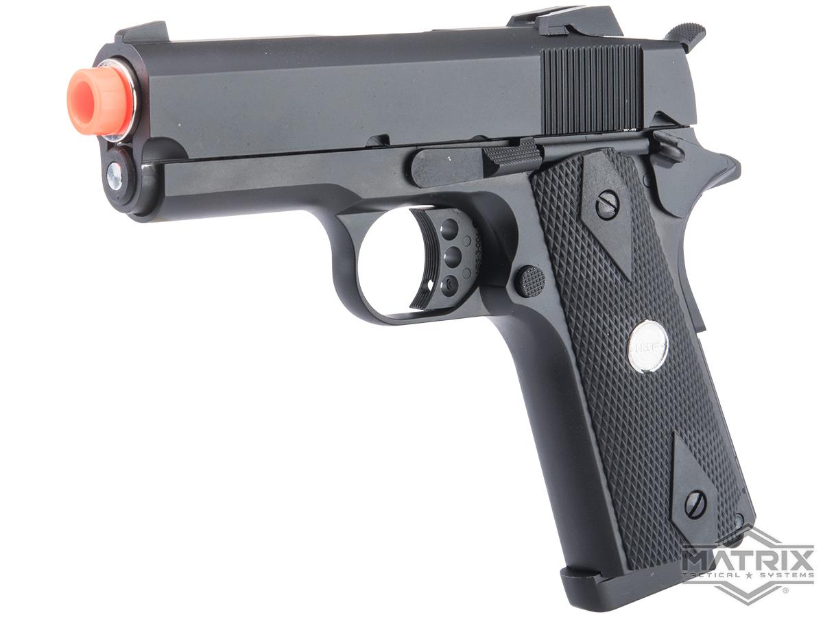 Matrix Compact 1911 Gas Blowback Airsoft Pistol (Model: Diamond Grips ...