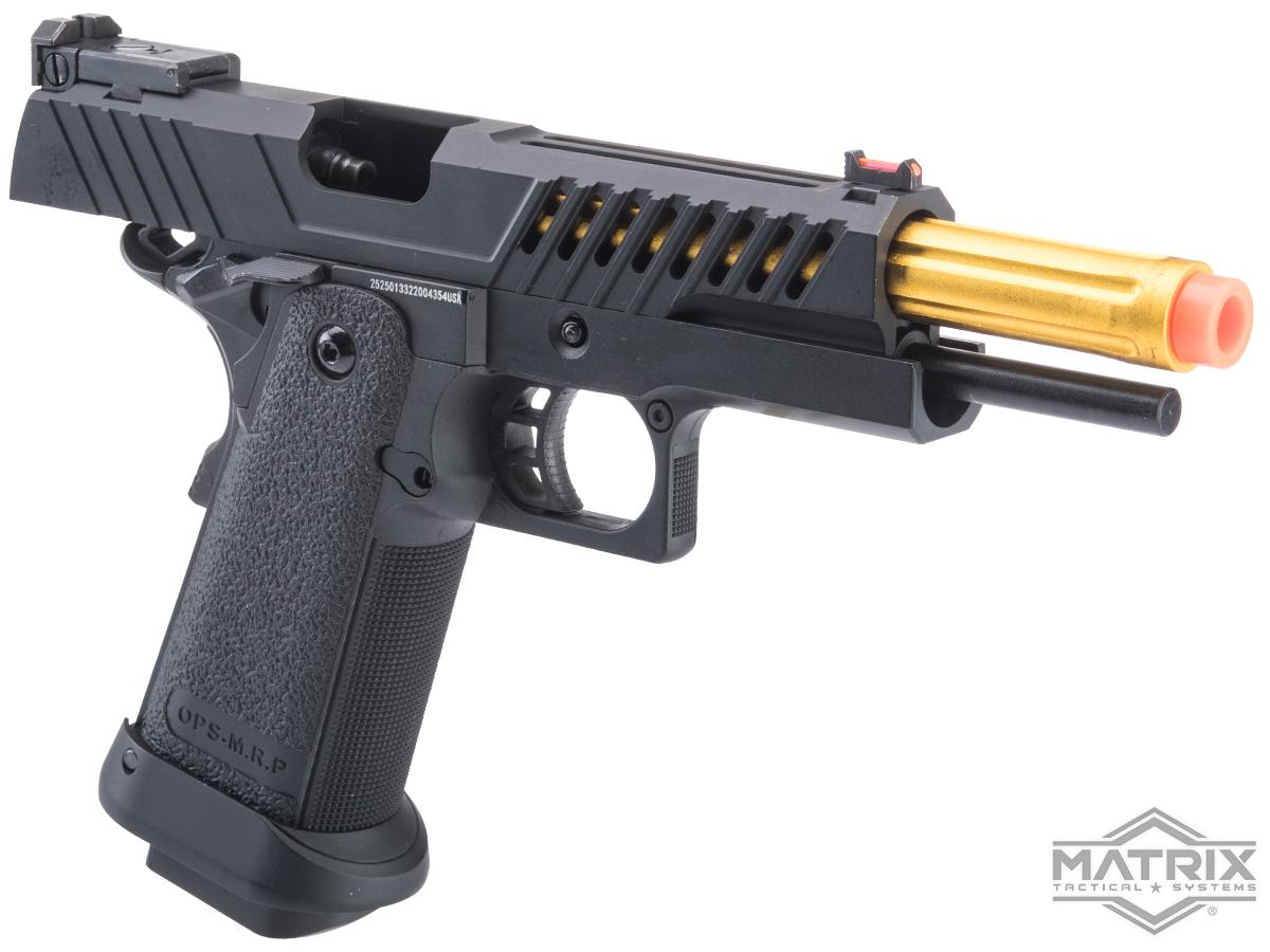 Matrix x Golden Eagle Full Metal OTS .45 Tactical Hi-CAPA Gas Blowback ...