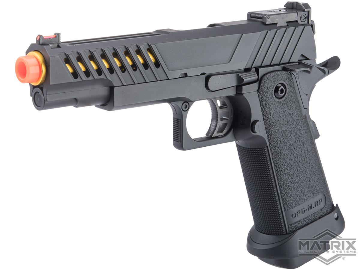 Matrix x Golden Eagle Full Metal OTS .45 Tactical Hi-CAPA Gas Blowback ...